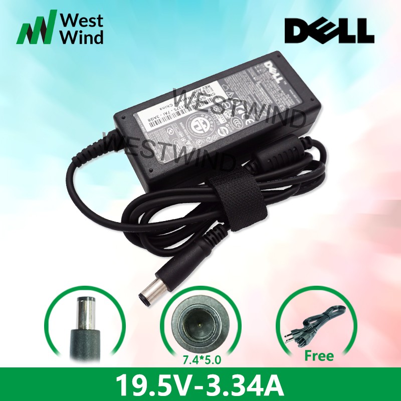 Dell 19.5V 3.34A Laptop Charger for Latitude E7440 100L 131L D400 D410 ...