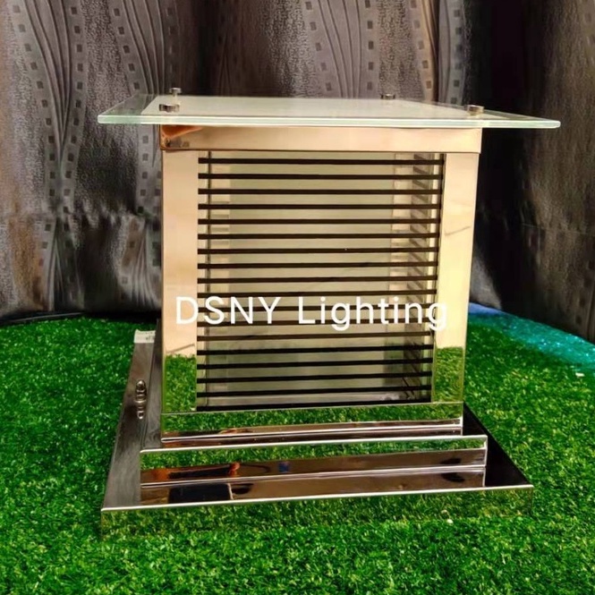 DSNY 5122 Modern Designer Decorative Non-Rusting Glass Pillar Light ...
