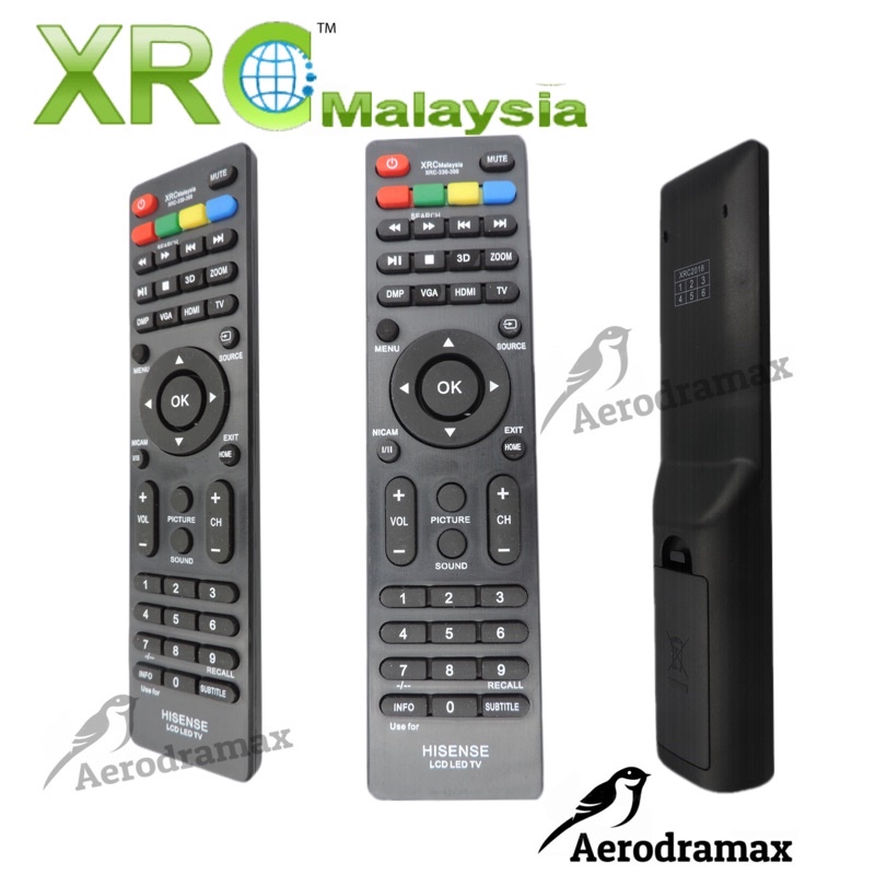 XRC-330-300 Universal LED LCD TV Remote Controller (HISENSE) | Shopee Malaysia