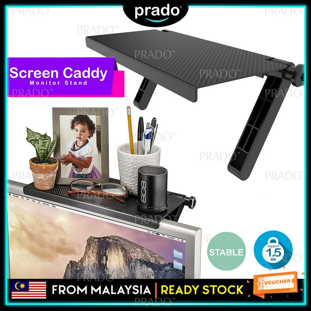 PRADO 【BIG SIZE】Screen Caddy TV Box Top Shelf Storage Bracket Stand ...