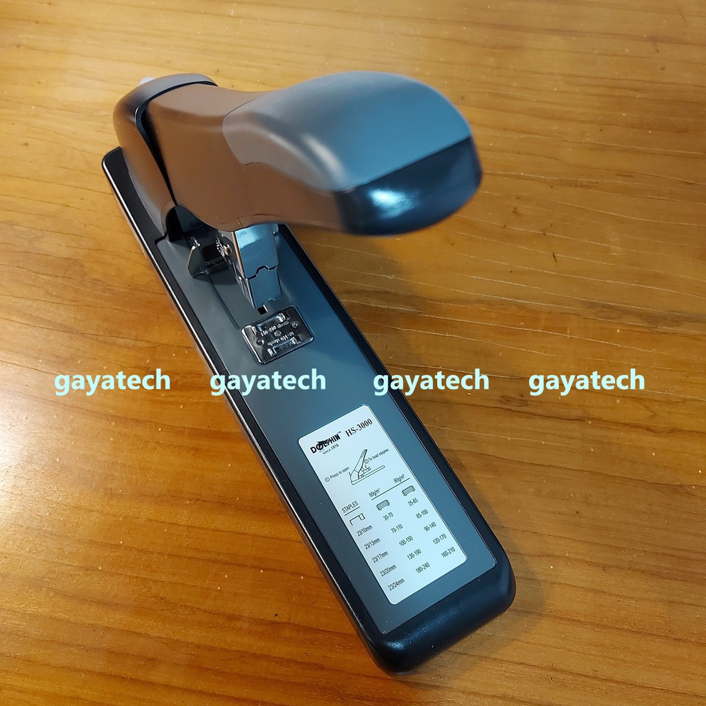 Dolphin HS-2000 Heavy Duty Stapler / HS-3000 Extra Heavy Duty Stapler ...