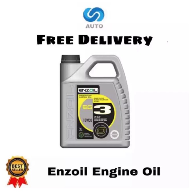 Enzoil 10W-30 Engine Oil (3L) | Shopee Malaysia