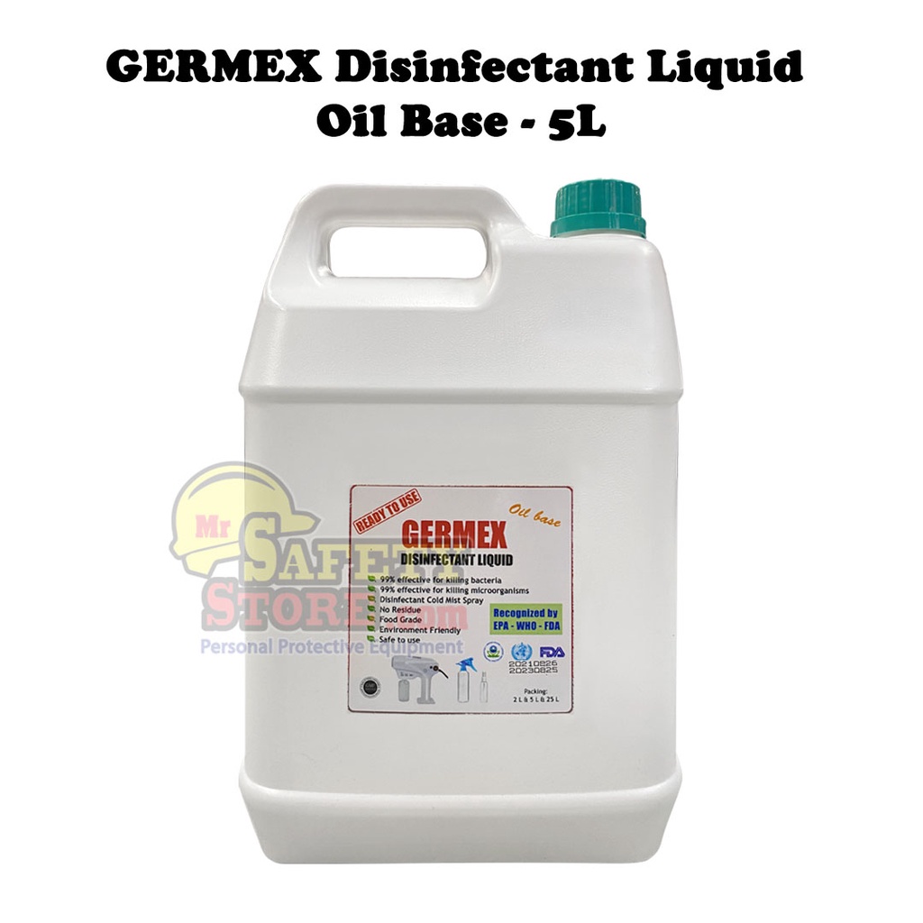 Germex Disinfectant Liquid 5L - Oil Base (Ready to use) | Shopee Malaysia