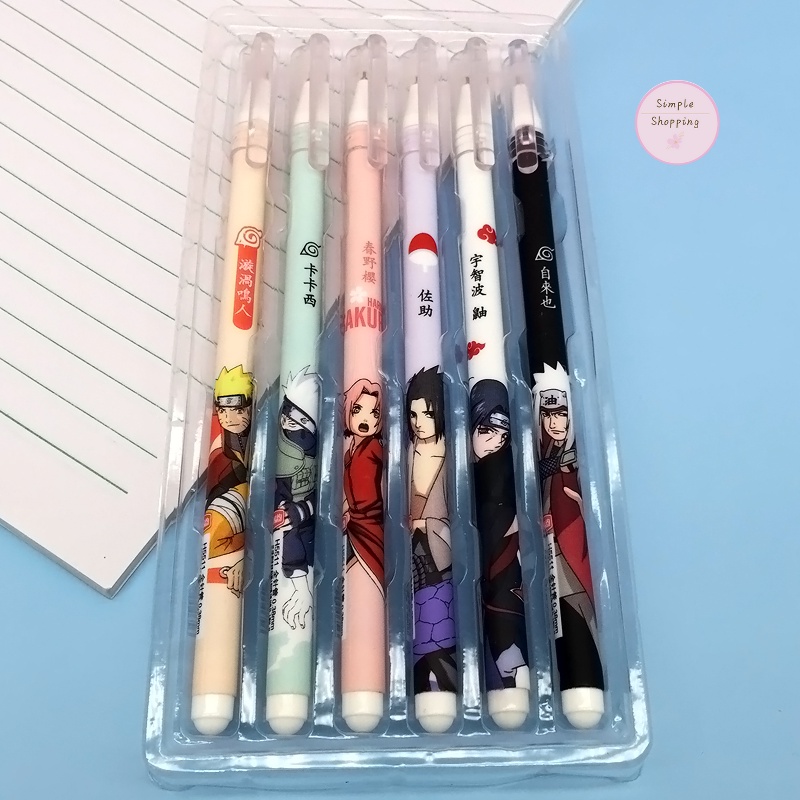 Gel Pen Naruto Student Supplies Writing Full Needle Water Pen Black ...