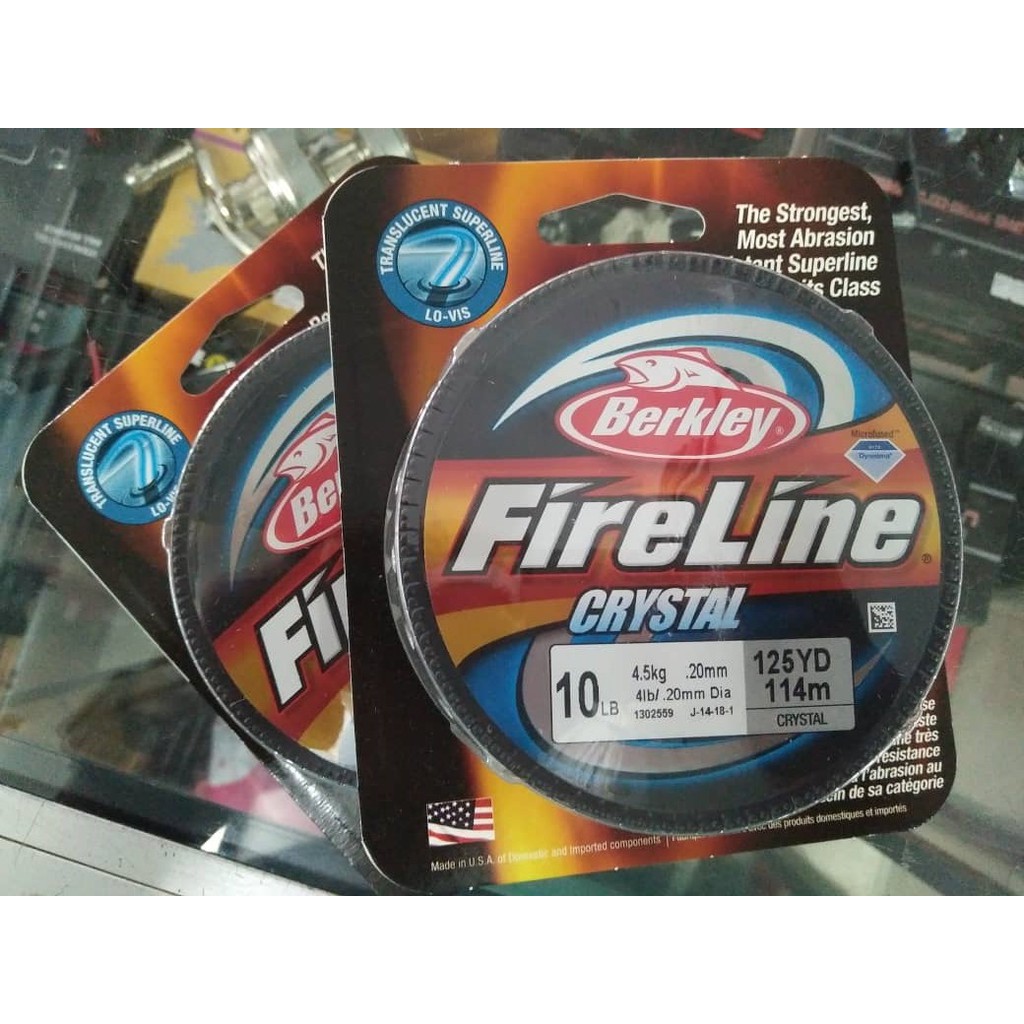 Berkley Fireline Crystal / casting / ultralight | Shopee Malaysia