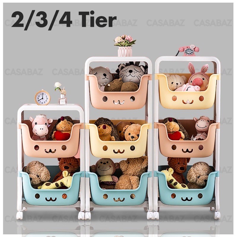 PP Cute Storage Rack (Malaysia in stock) | Shopee Malaysia