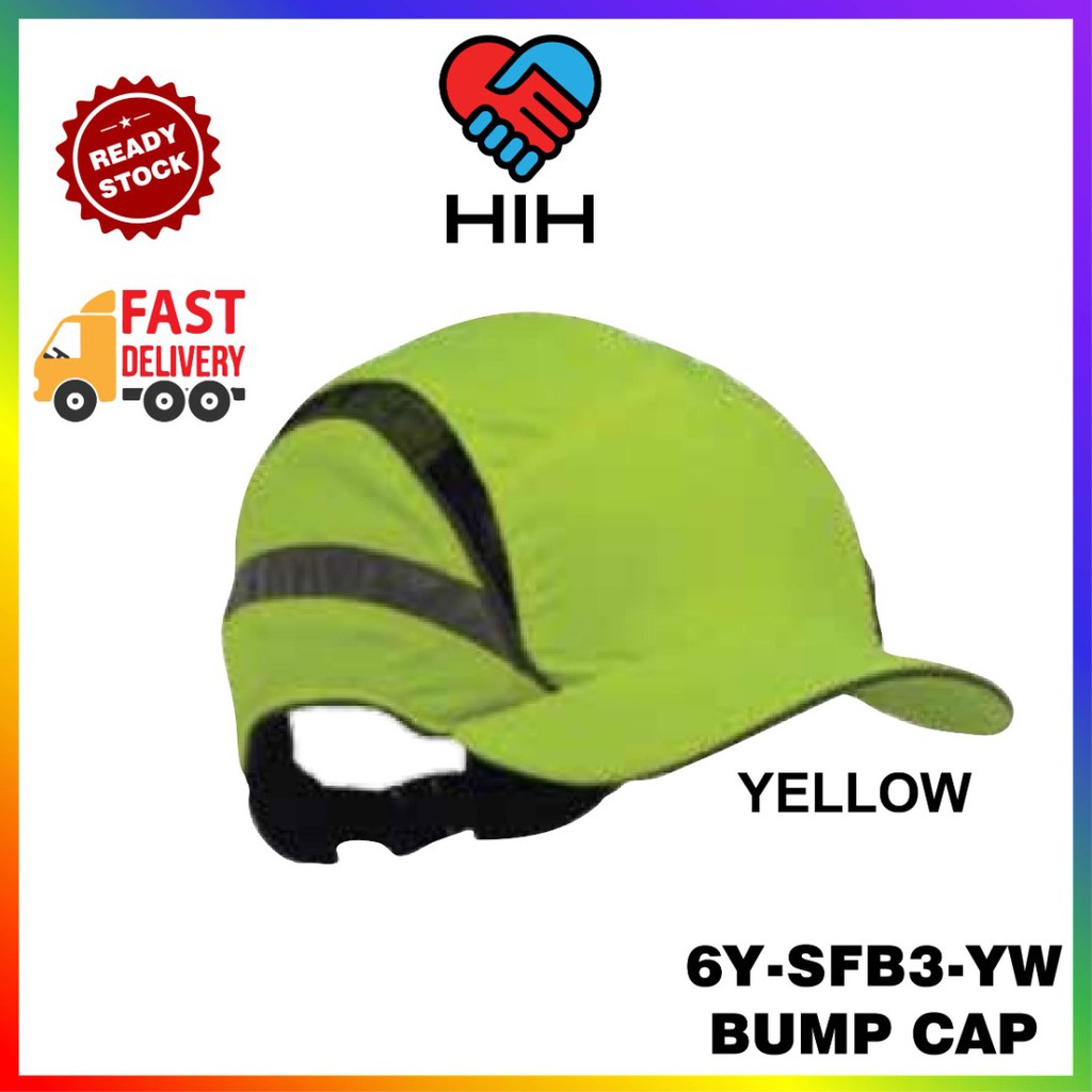 Bump Cap Topi Keselamatan [Ready Stock] High Visibility Yellow PPE ...