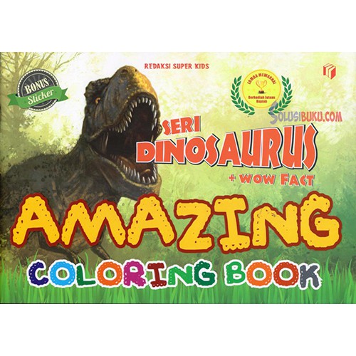 Amazing Coloring Book Dinosaur Series (Surf Price) | Shopee Malaysia