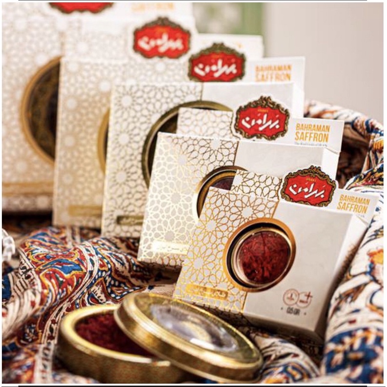 Bahraman saffron white round grade 1 super negin 1 gr orginal from Iran ...