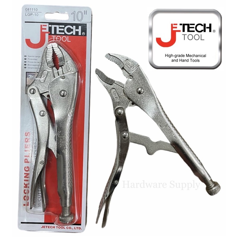 JETECH 10” Locking Plier ( Curved Jaw Locking Plier W/Cutting Edge ...