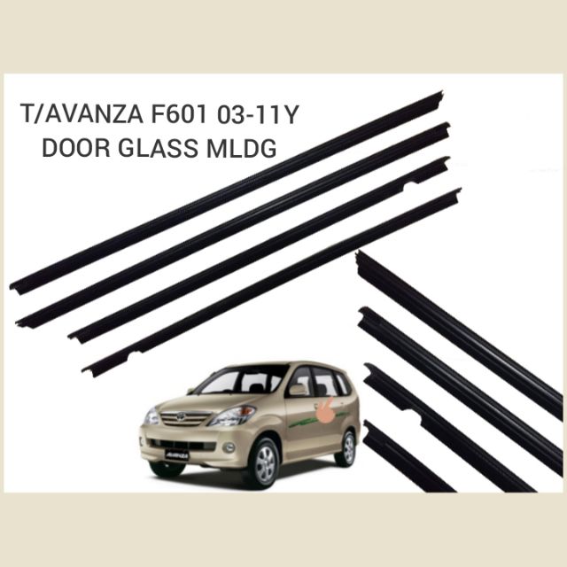 Toyota Avanza F601 2003-2011Y Door Glass Moulding(1Car 4pcs to choose ...