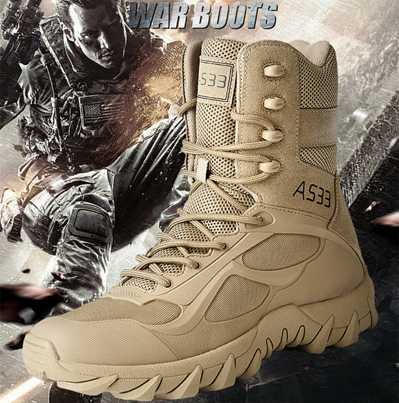 Lightweight Original Outdoor field training Army boots Breathable SWAT ...