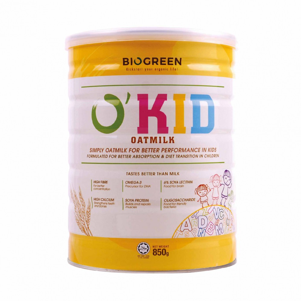 BIO GREEN OKID OATMILK OKID SOYA DHA OKID SOYA MILK 800G | Shopee Malaysia