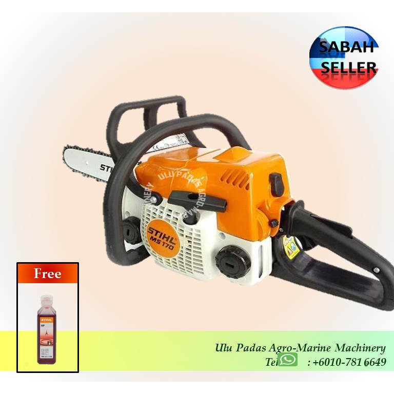 [SABAH] STIHL Chainsaw MS170 (14"/16" GUIDE BAR) - (Guaranteed Original) | Shopee Malaysia