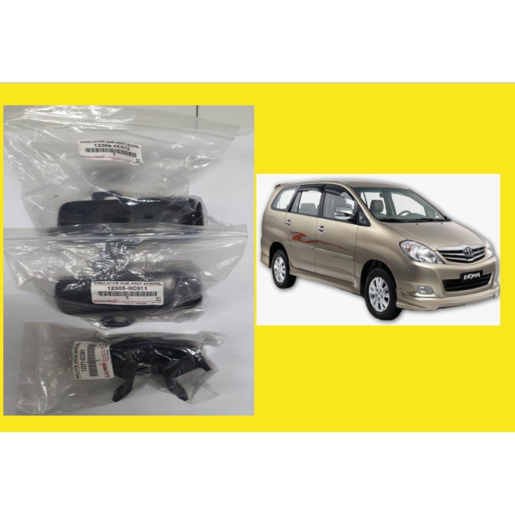100% Original Toyota Innova TGN40 2005-2015y Engine Mounting (12305 ...