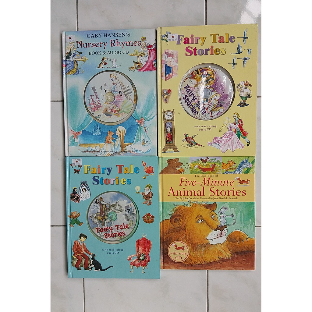 Fairy Tale stories with CD (second hand book 二手书)英文儿童故事书 | Shopee Malaysia