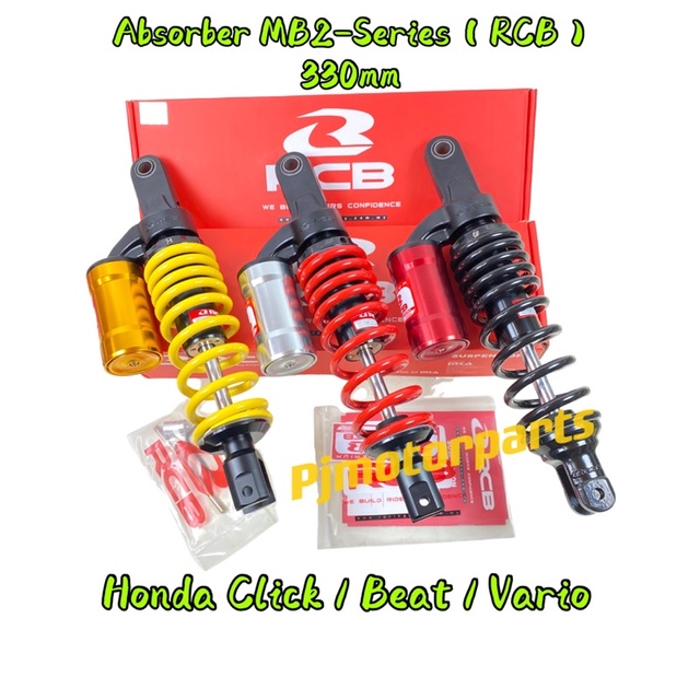 Honda Click/Vario /Beat (330mm) RCB Absorber Monoshock A2 Series & MB2 ...