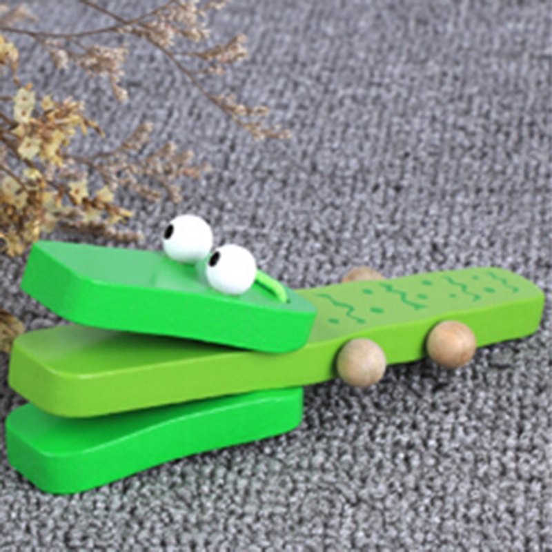Cute Cartoon Castanets Infant Wooden Musical Instrument Educational ...