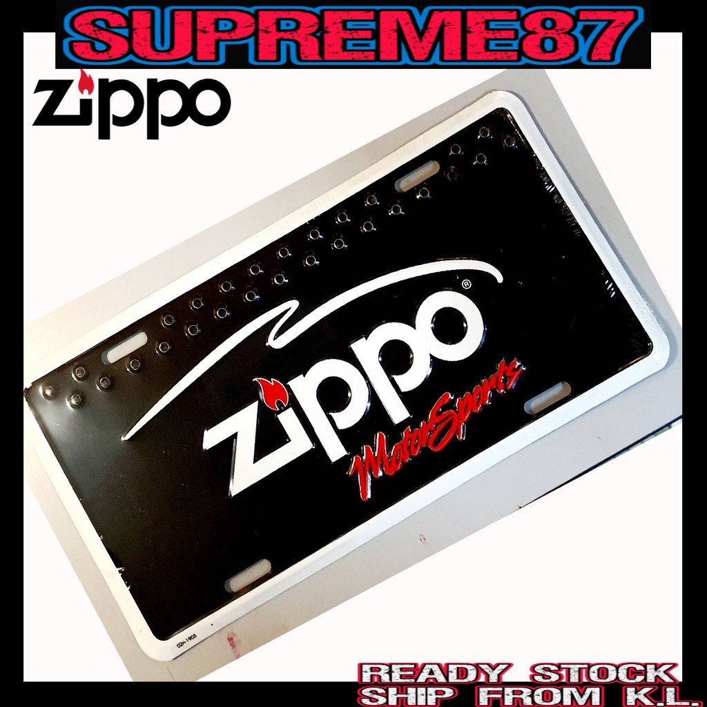 Zippo motorsports Metal sign Collectable Item Rare | Shopee Malaysia