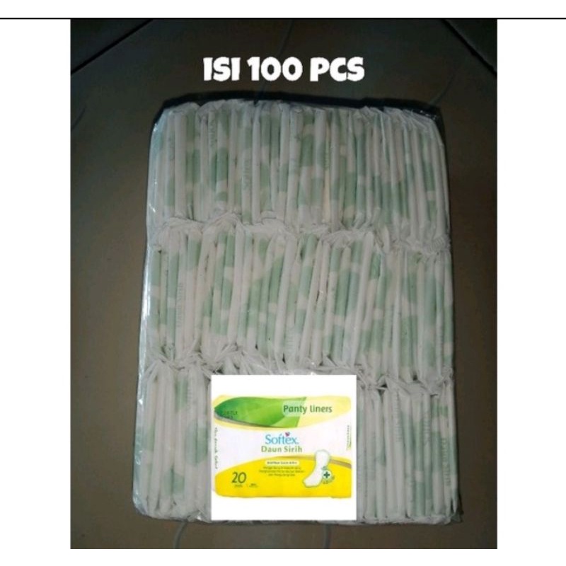 Pantiliner softex Betel Leaf Contents -+ 100pc/pantiliner Nina anion ...