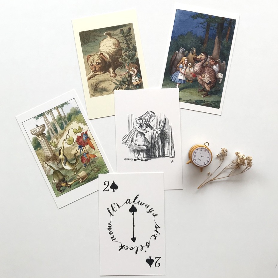 Alice in Wonderland Postcard - Set A070 (5 pcs) | Shopee Malaysia