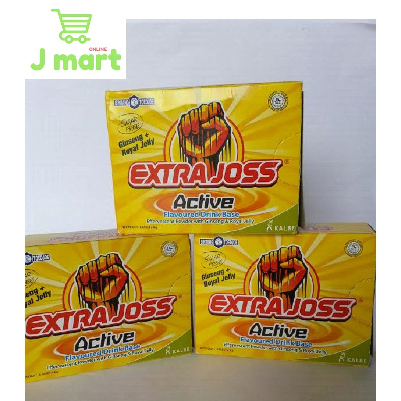 EXTRA JOSS ACTIVE -Energy Drink x 3 boxes (6s x 4g) | Shopee Malaysia