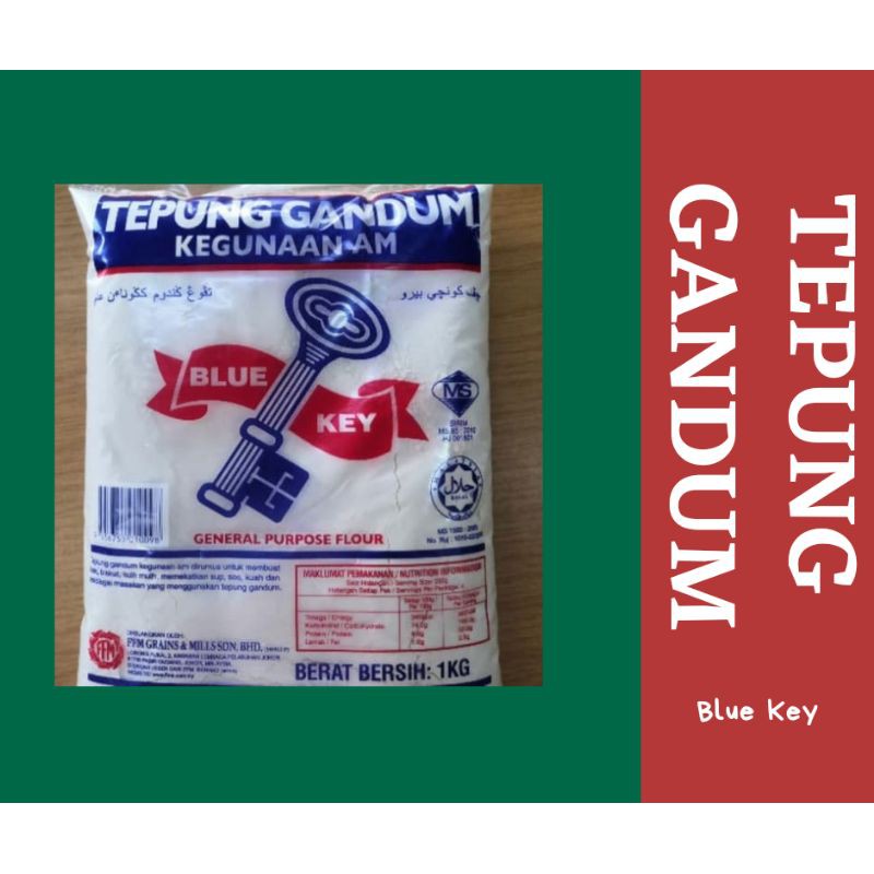 TEPUNG GANDUM KEGUNAAN AM CAP KUNCI ATAU BLUE KEY | Shopee Malaysia