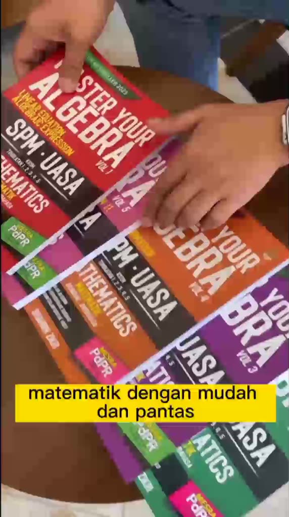 [TERMURAH] Aster Edu Master Your Algebra 2025 Buku Latihan Matematik Tingkatan 1, 2, 3, 4, 5 ...