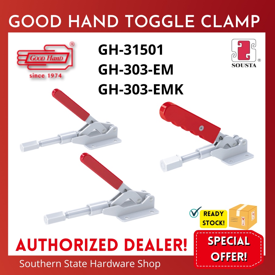 GH-31501, GH-303-EM, GH303-EMK GOOD HAND PUSH/PULL TOGGLE CLAMPS GH-31501, GH-303-EM, GH303-EMK ...