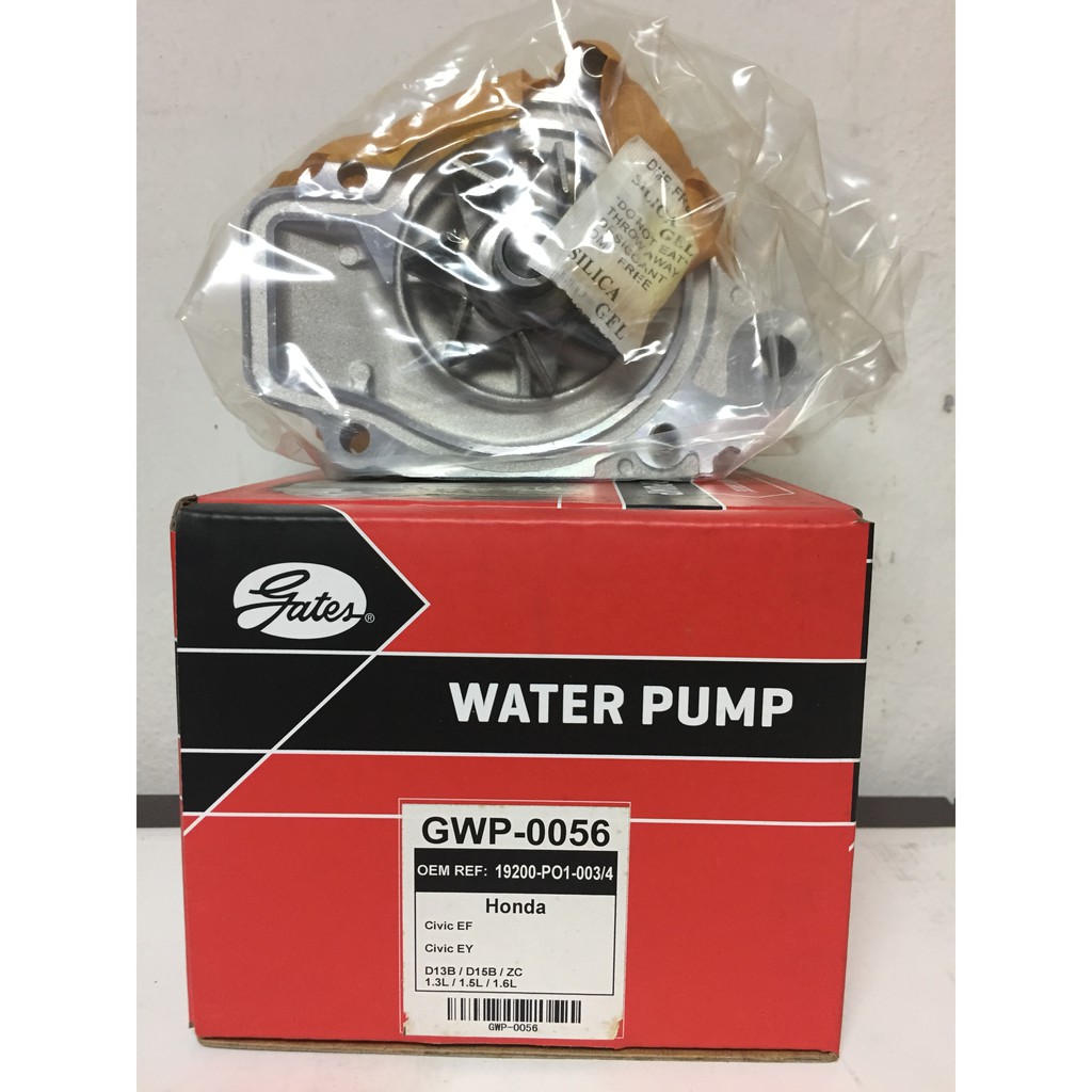 Honda Civic Sh4 , Sr4 Water Pump (Gates)(Gwp0056)(Warranty 1 Month ...