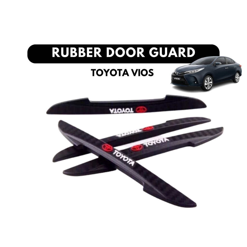 TOYOTA VIOS Rubber door guard / Black rubber door guard / Car door ...