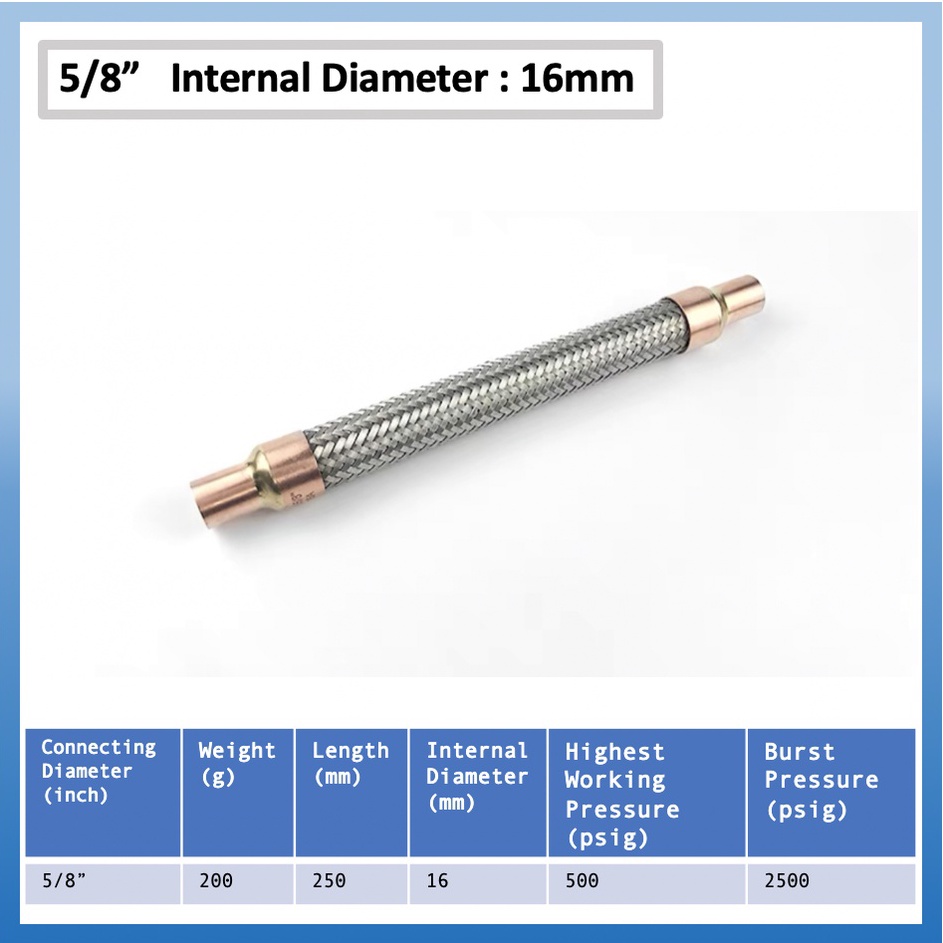 Anti Vibration Hose Tube Vibration Absorber 3/4" 5/8" 7/8" 1 1/8", 1 3/ ...