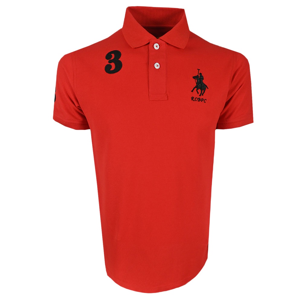 RCB Polo Club Men Red Short Sleeve Polo Shirt RMTS11499 | Shopee Malaysia