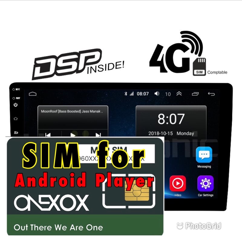 Sim Prepaid 200GB untuk Car Android Player | Shopee Malaysia