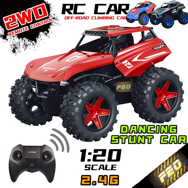 [360°Rotating] FEO RC CAR AVENGER RC STUNT CAR OFF ROAD 2.4G DANCING ...