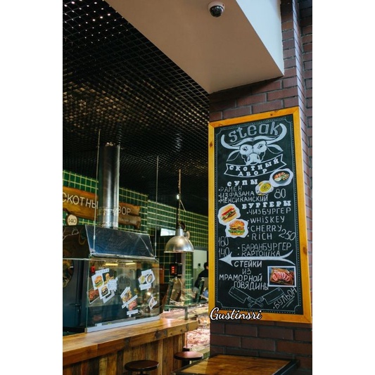 60 x 120cm Menu Board Cafe Restaurant Chalkboard | Shopee Malaysia
