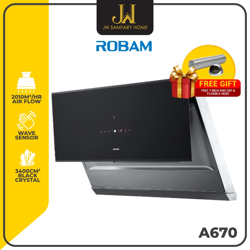 JW Robam A670 Cooker Hood Hob Kitchen Appliances Cooktop Dapur Gas ...