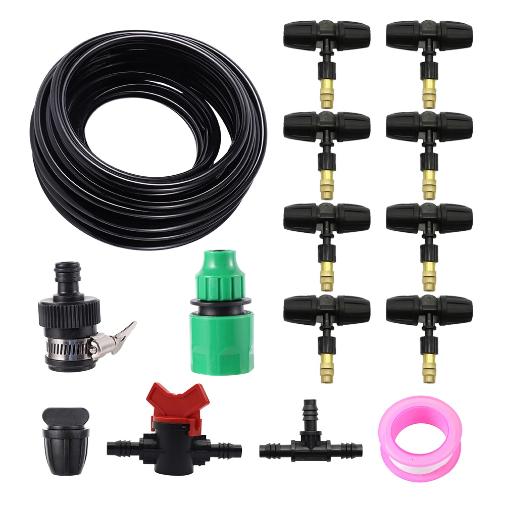 10m Automatic Watering Kits Brass Micro Misting Spray Cooling System ...