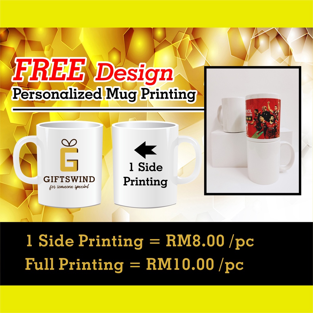 Personalized Mug Printing Custom Mugs | Shopee Malaysia