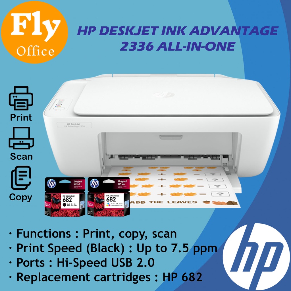 HP DeskJet Ink Advantage 2336 All-in-One Printer Print/Scan/Copy (7WQ05B) HP 2336 / 2135 ...
