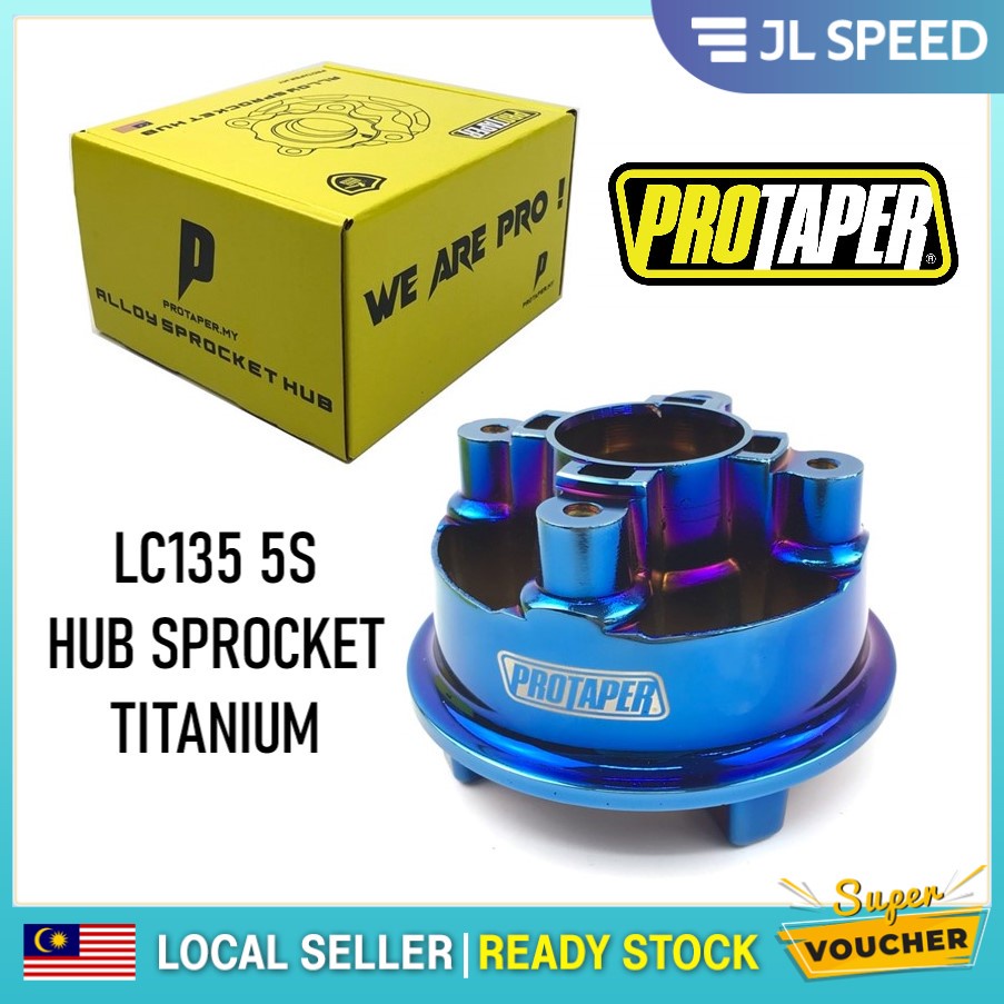 YAMAHA LC135 5S LC135 5 SPEED LC5S HUB SPROCKET CLUTCH HUB TITANIUM ...