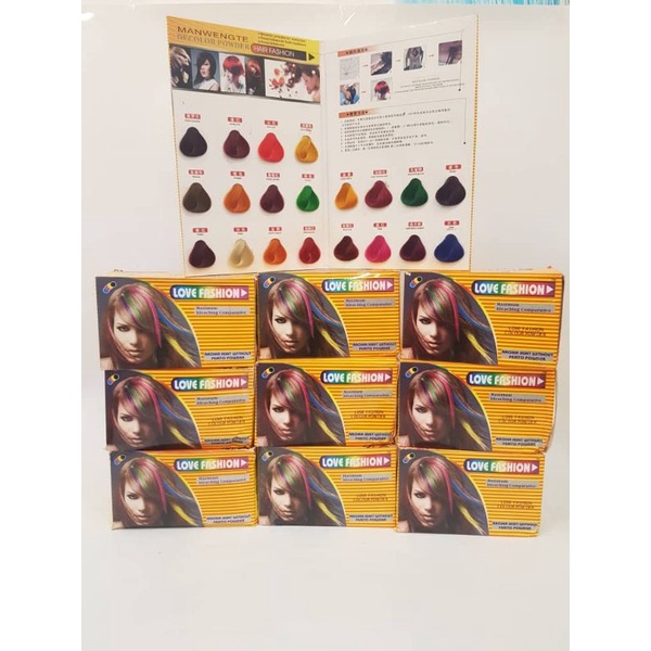 Decolor Hair Color Powder DyeHighlight Bleaching Powder 20g | Shopee ...