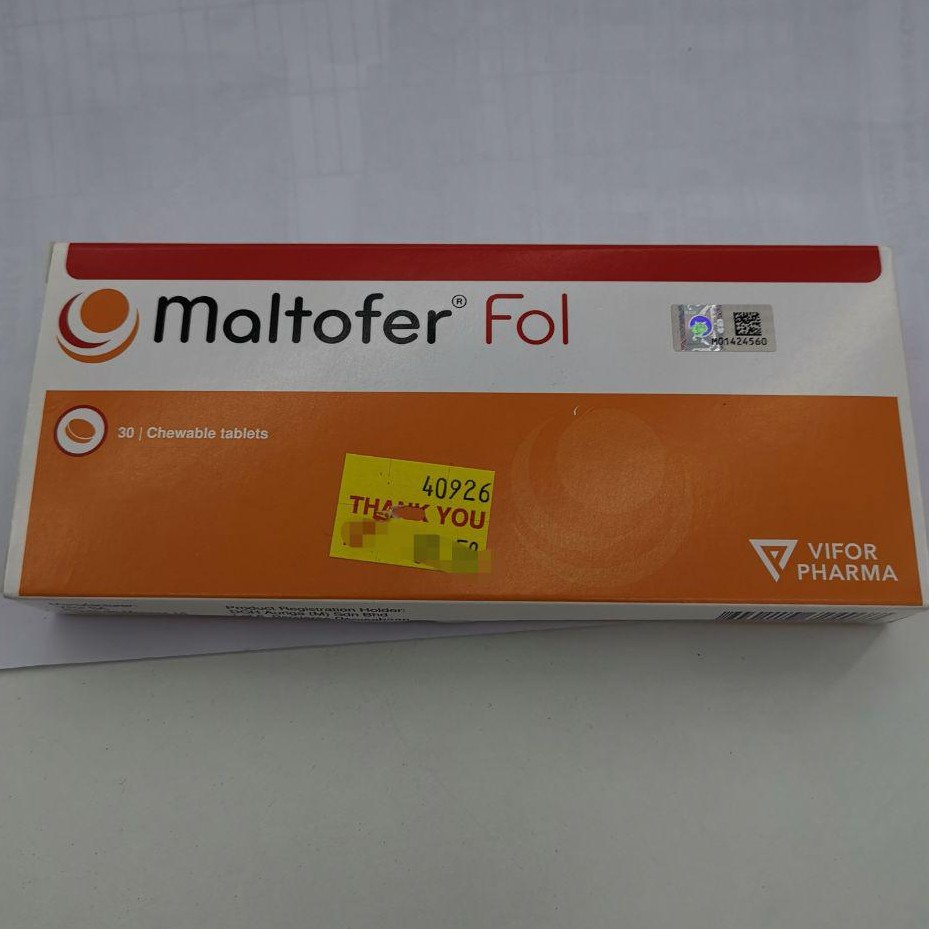 Maltofer Fol Vitamin Iron Folic Acid Chewable Tablets 30s | Shopee Malaysia