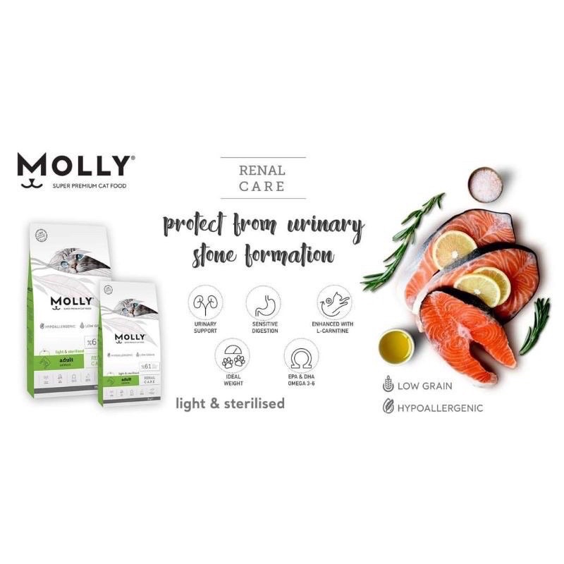 15KG MOLLY SUPER PREMIUM CAT FOOD (MADE IN TURKEY) MAKANAN KUCING ...