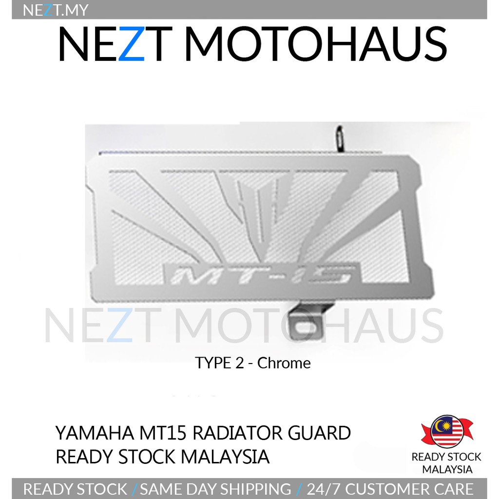 NEZT Yamaha MT15 MT-15 Radiator Guard Ready Stock Malaysia(Type 1/Type ...