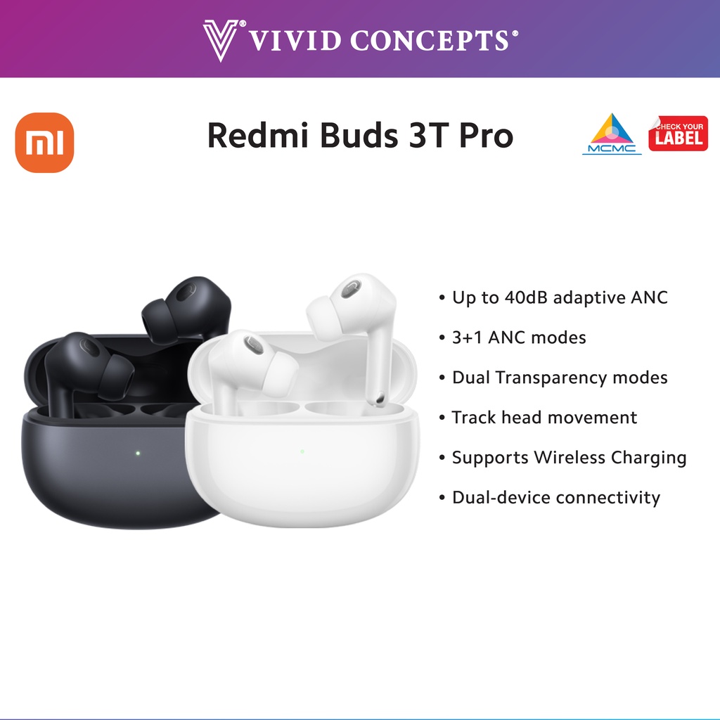 Xiaomi Buds 3T Pro | Bluetooth Headset Earbuds | Noise cancellation l ...