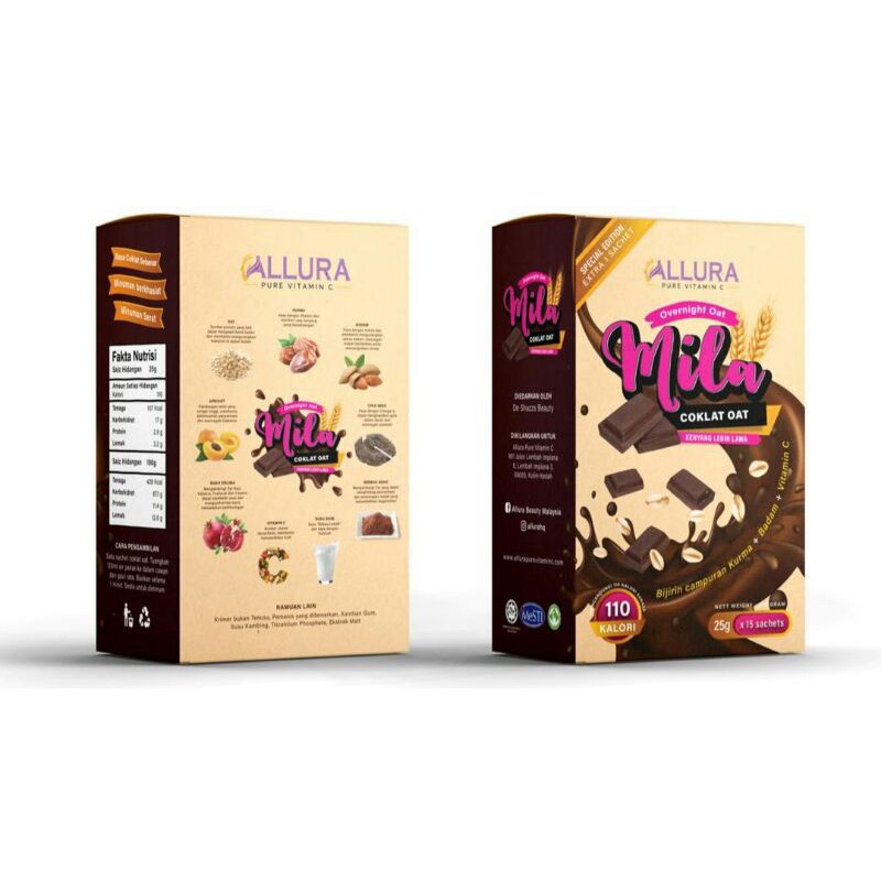 (READY STOCK)💯 ORIGINAL HQ MILA OAT SLYM CHOC | Shopee Malaysia