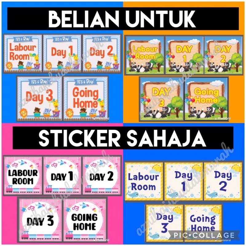 🔥[HOT SELLING]🔥STICKER PLASTIK ZIPLOCK HOSPITAL-PLASTIK BAJU BABY ...