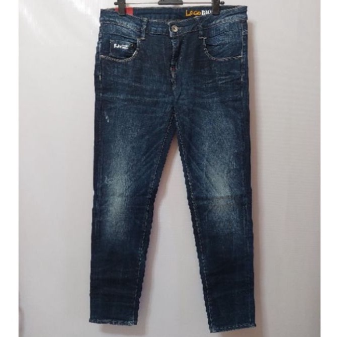 Skinny 76 Series Medium Blue 43S76L3ML8D - Logo Jeans | Shopee Malaysia