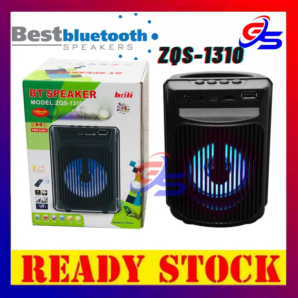 Speaker ZQS-1310 Mini Karaoke Bluetooth Speakers USB, Memory Card FM ...